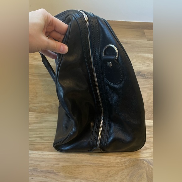 Bags | Maxwell Scott Black Leather Duffel Bag Farini Leather Carry On ...